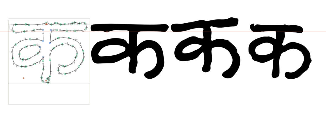 Design of a Handwritten Devanagari Typeface | Alphabettes Design of a Handwritten Devanagari Typeface | Alphabettes