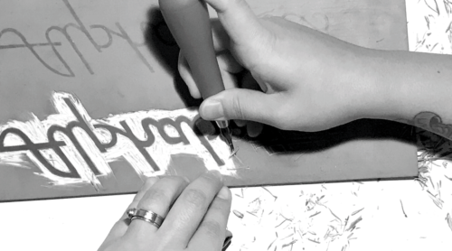 Linocut Lettering | Alphabettes